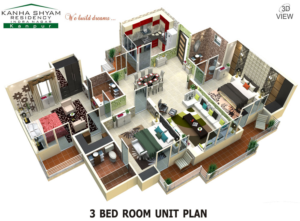 Kanha Shyam Residency - Indira Nagar Kanpur. - Apartments